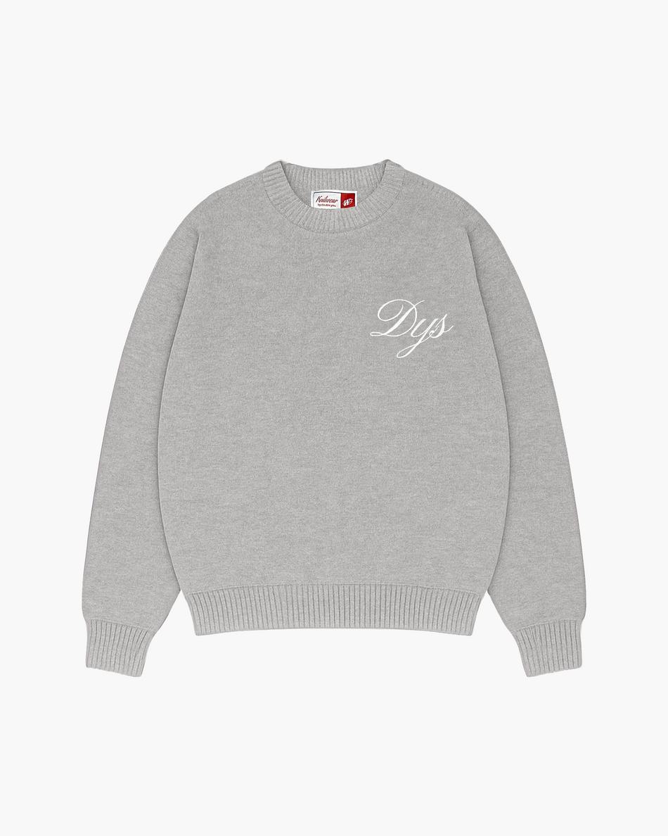 DYS KNIT (GREY MARL) – Double You Studios
