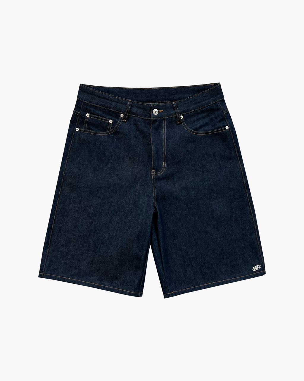RAW DENIM JORTS – Double You Studios